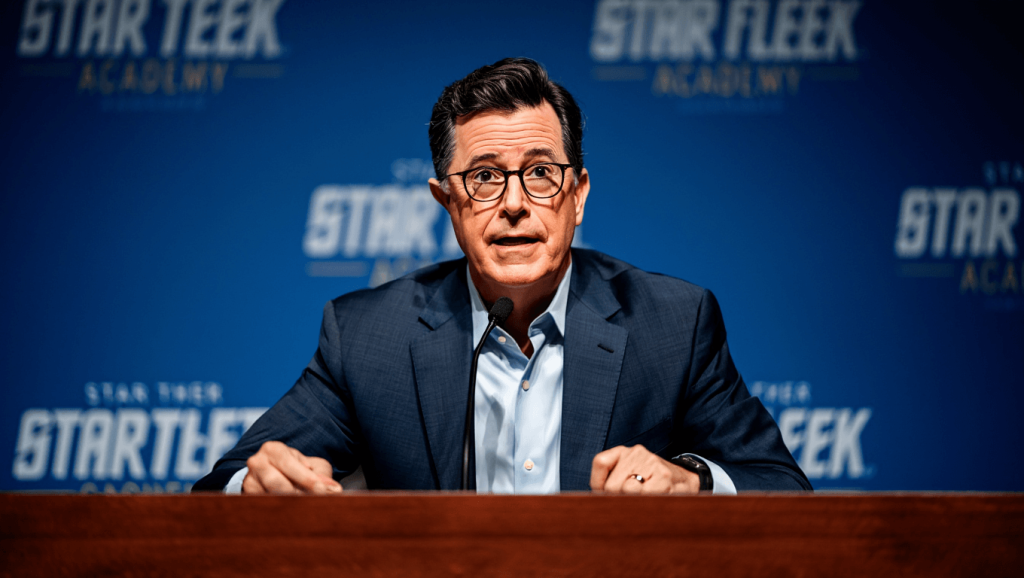 Stephen Colbert Reveals Digital Dean Role In Starfleet Academy - Jan. 15, 2026