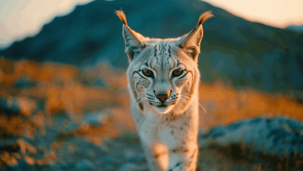 Leucistic iberian lynx: world's first white lynx captured on camera in ...