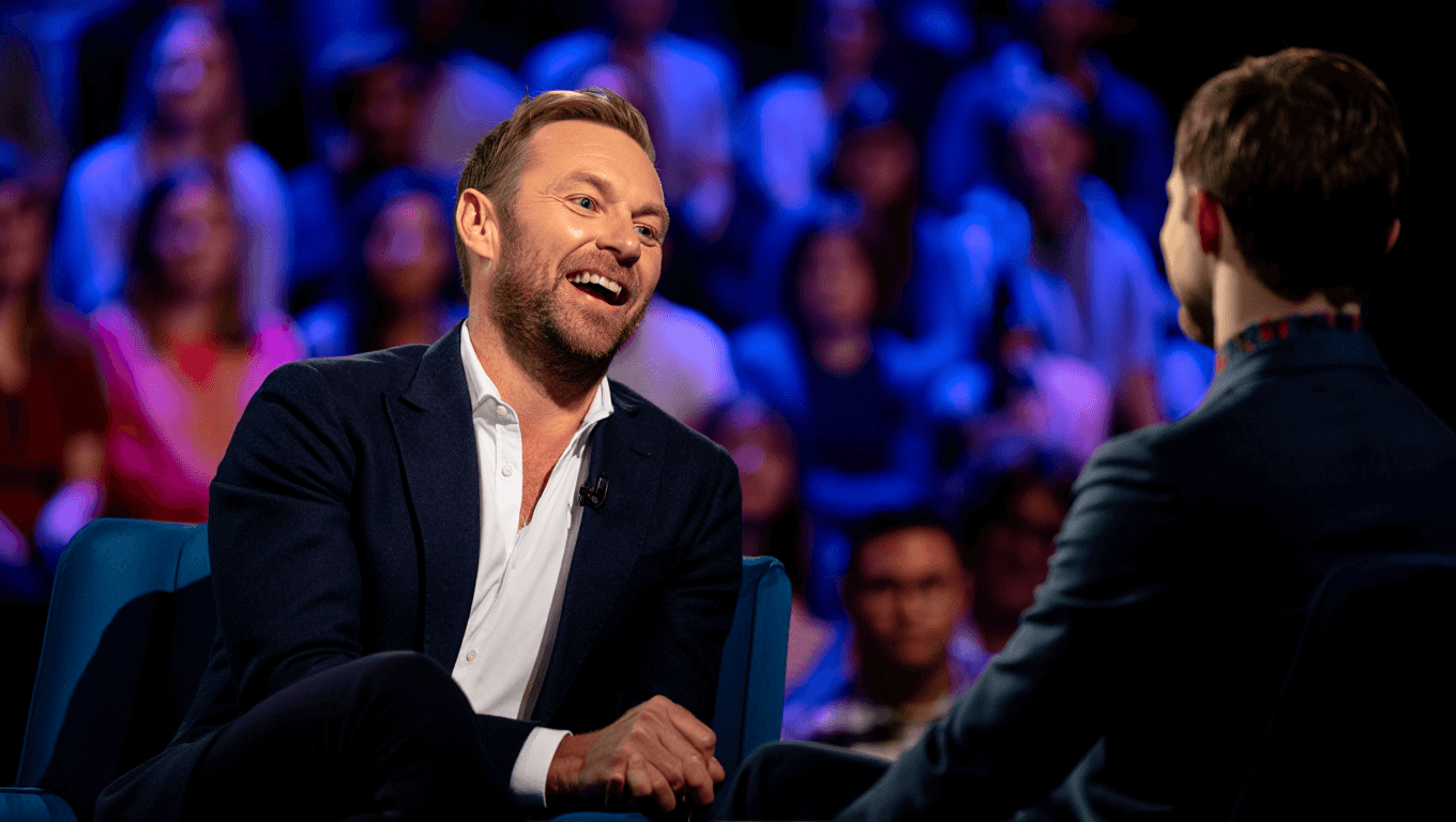 Jonathan Groff flubs Sondheim lyric on Late Night with Seth Meyers, but ...