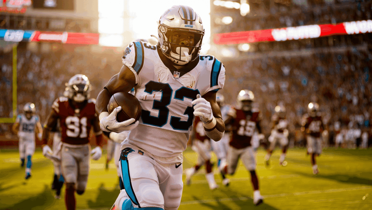 Panthers depth chart unchanged heading into 49ers matchup, Dowdle ...