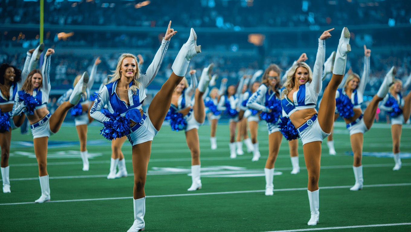 Dallas Cowboys Cheerleaders shine tonight as Cowboys battle Chiefs in ...