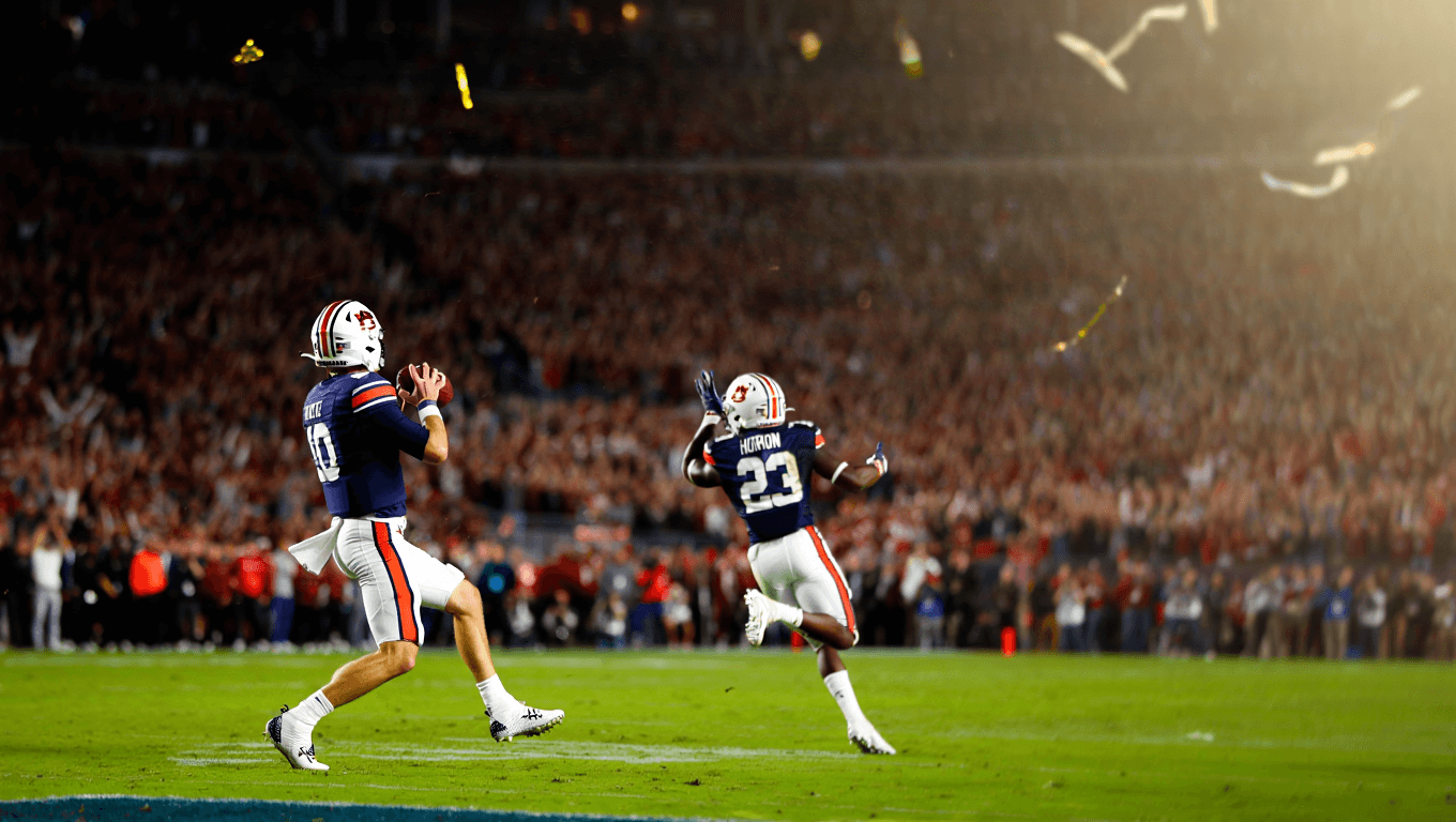 Alabama beats Auburn 27-20 in shock Iron Bowl finish, Simpson-Horton ...