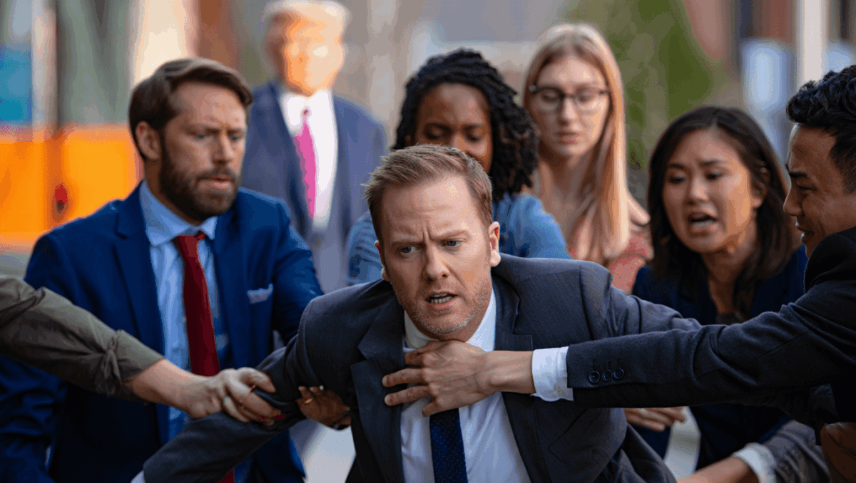 SNL mocks Trump's bizarre reaction as man collapses during Oval Office ...