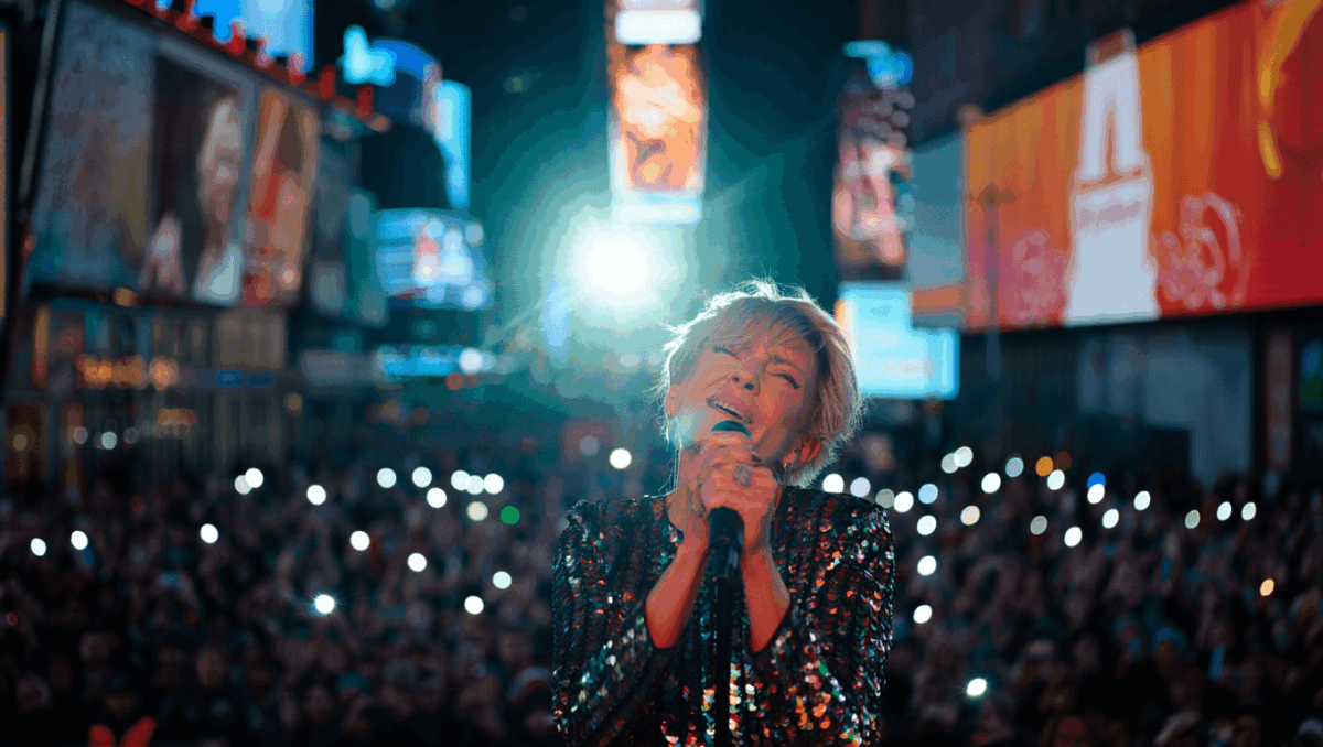 New Years countdown tonight features Robyn live at Times Square with ...