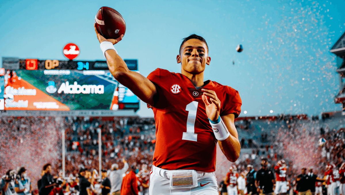 College football scores: Alabama stuns Oklahoma 34-24 to advance, but ...