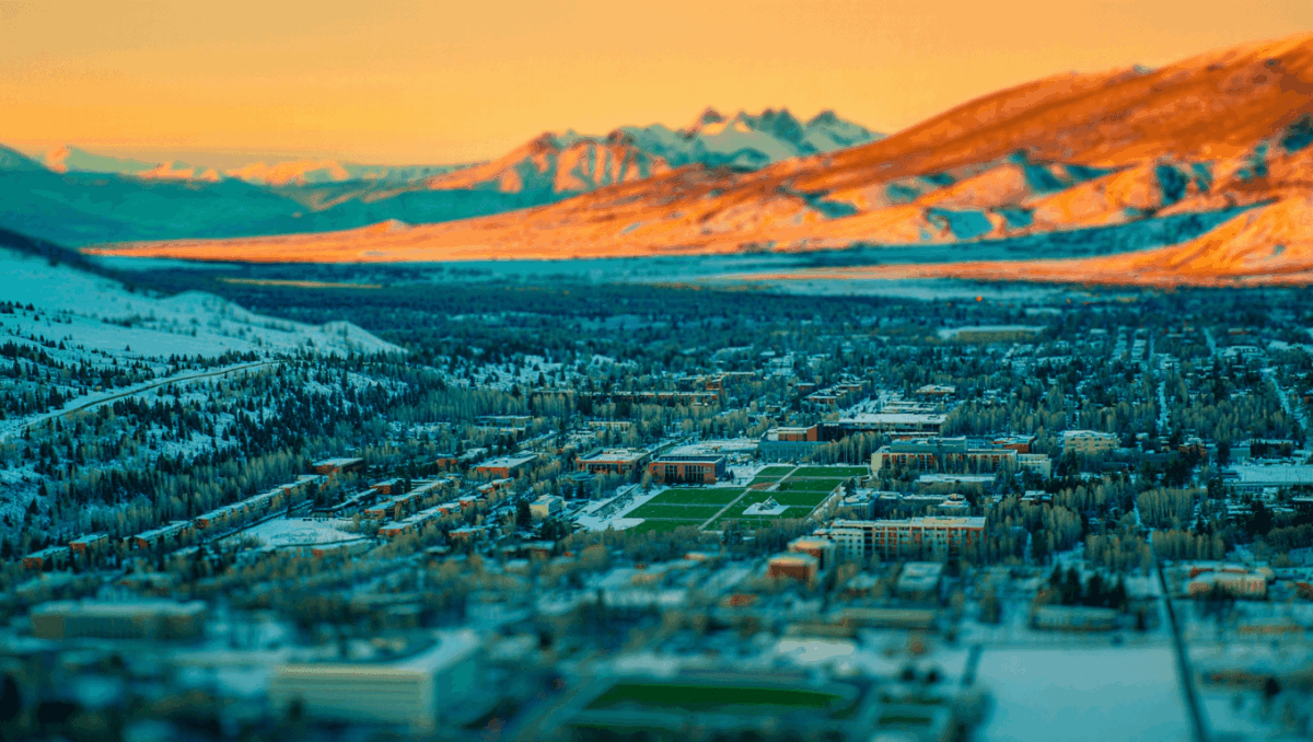 Where is Montana State University actually located? The 1,170-acre ...