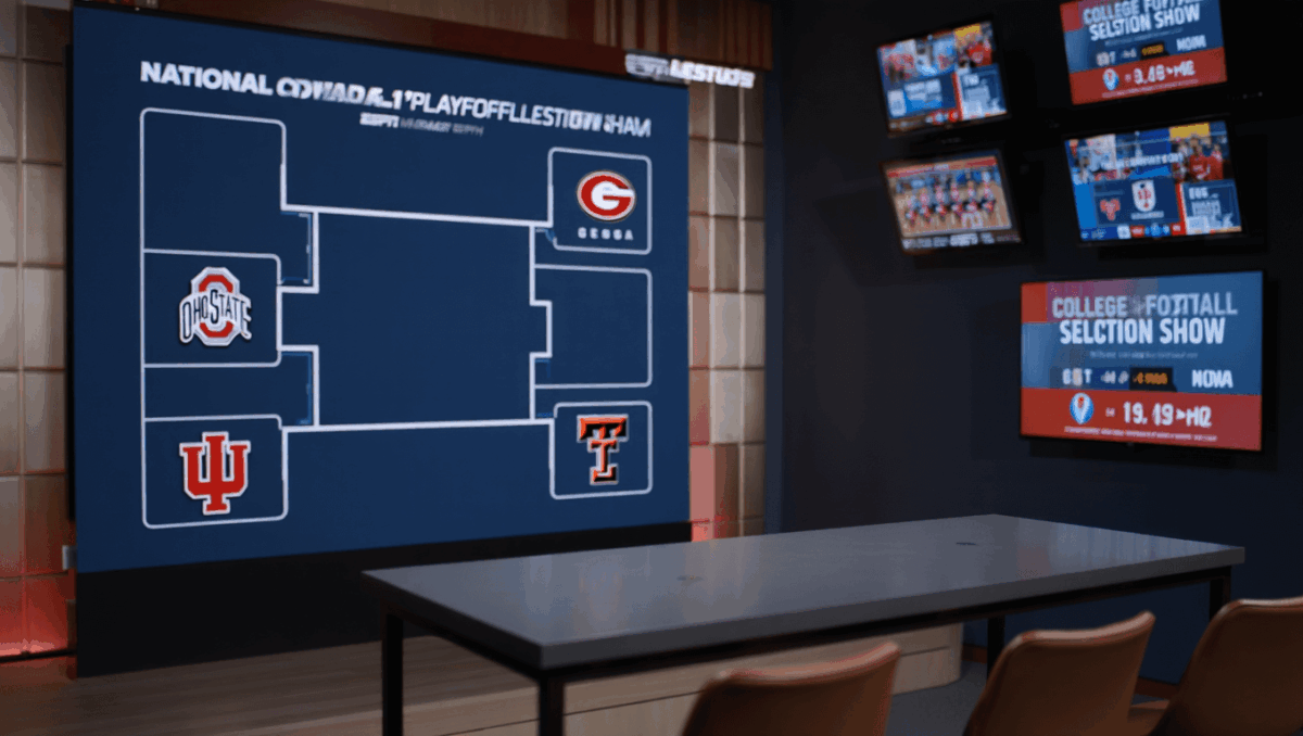 CFP playoff bracket to be revealed tomorrow with four teams getting ...