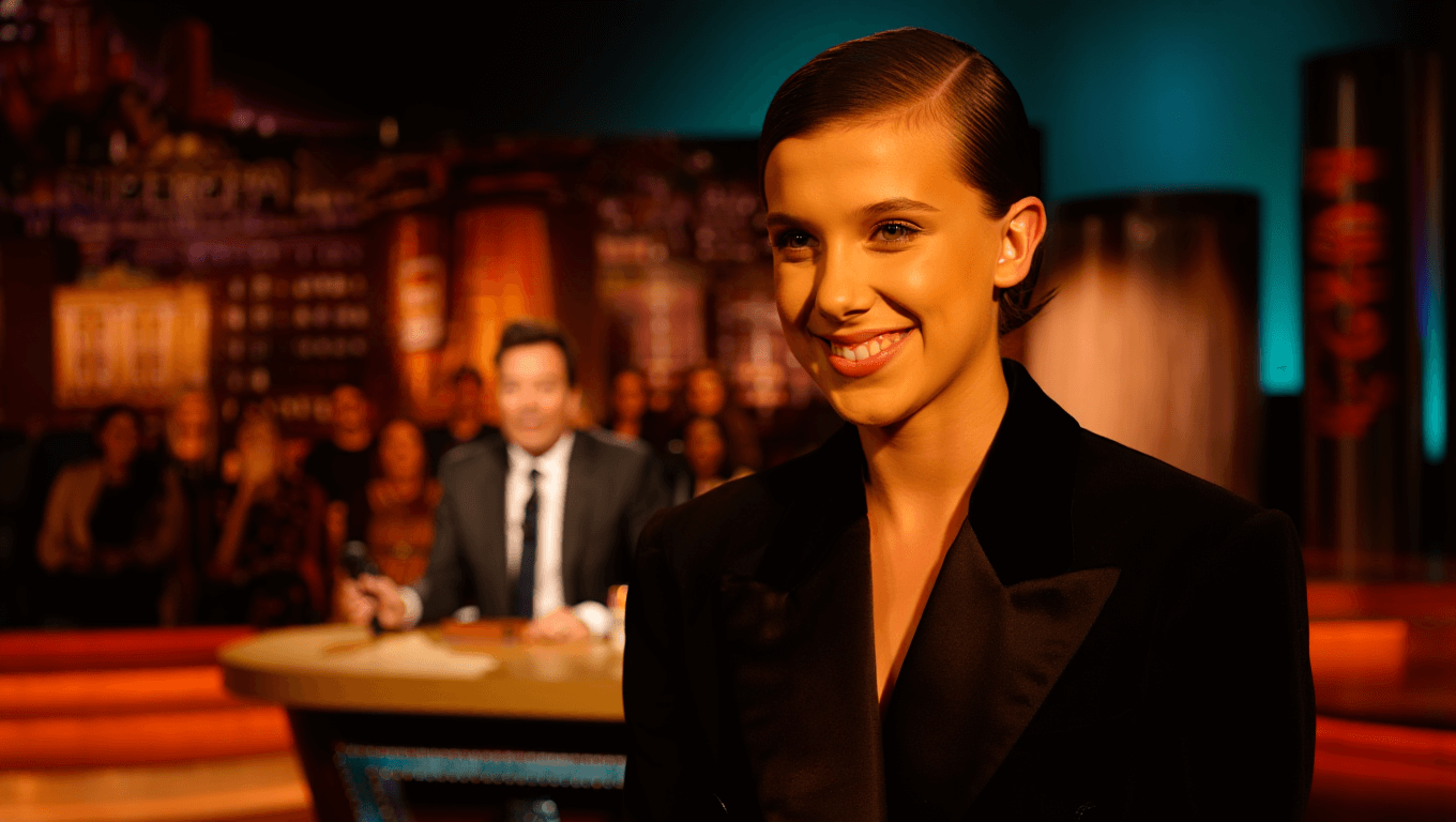Millie Bobby Brown takes over Tonight Show desk tonight with Kenan ...