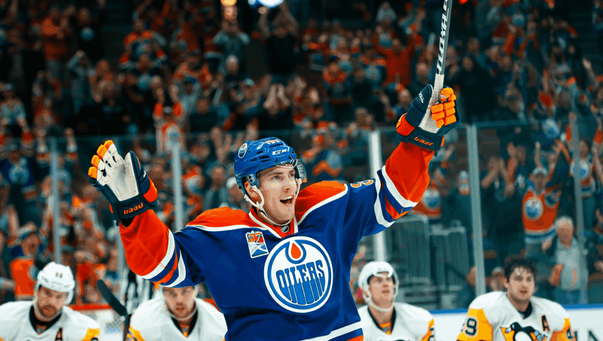 Connor McDavid lights up Penguins with one goal and assist while ...
