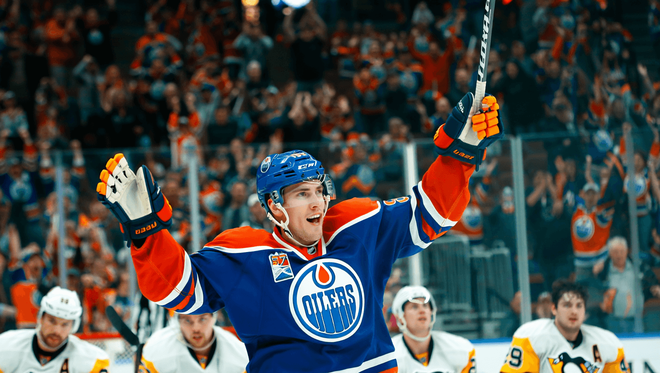 Connor McDavid lights up Penguins with one goal and assist while ...