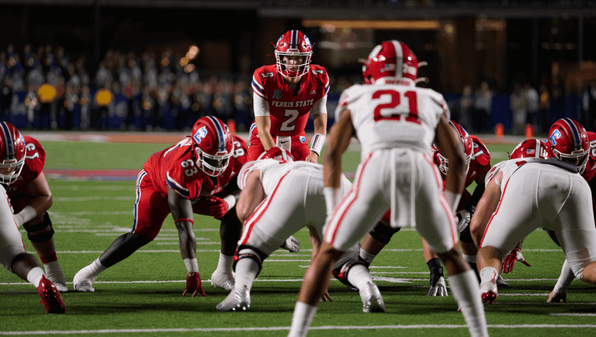 Ferris State football faces unstoppable Harding rush attack tonight, 15 ...