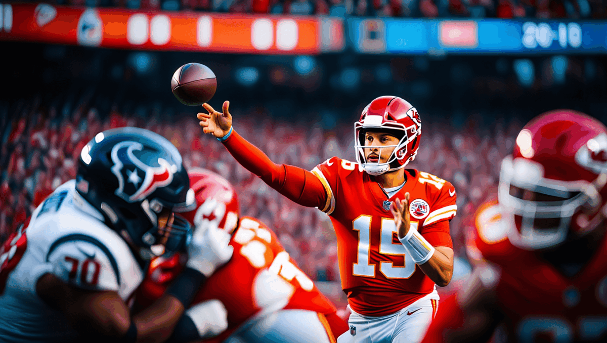 Kansas City Chiefs lose to Houston Texans 20-10, Patrick Mahomes throws ...