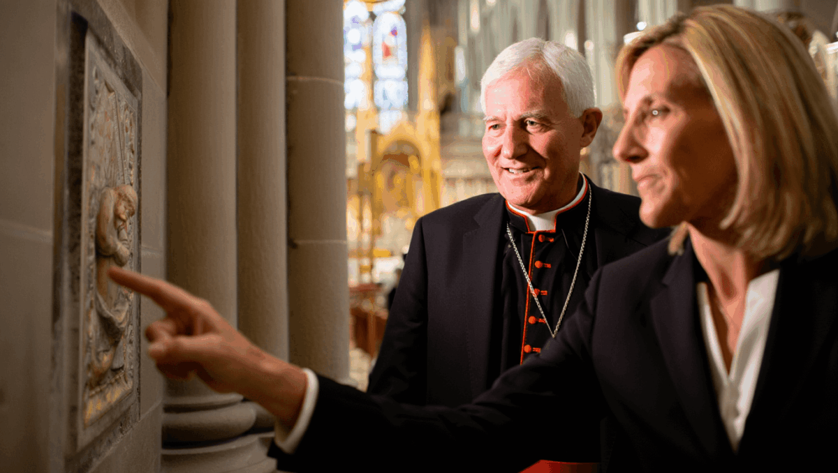 Maria Bartiromo honors Cardinal Dolan with exclusive interview at St ...
