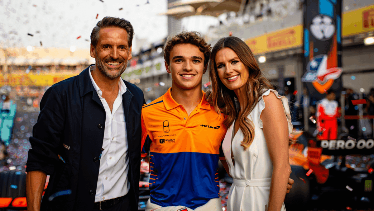 Lando Norris Parents Revealed: Meet Wealthy Dad Adam and Belgian Mom ...