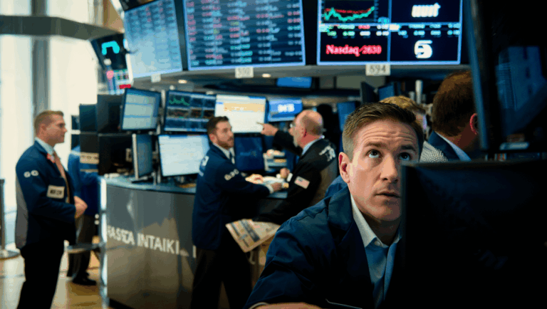Stock market news: Dow surges toward 49000 while tech panic deepens ...