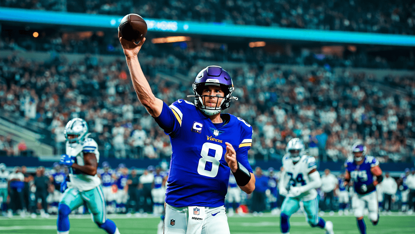 NFL games yesterday: Vikings crush Cowboys 34-26 and Bo Nix leads ...
