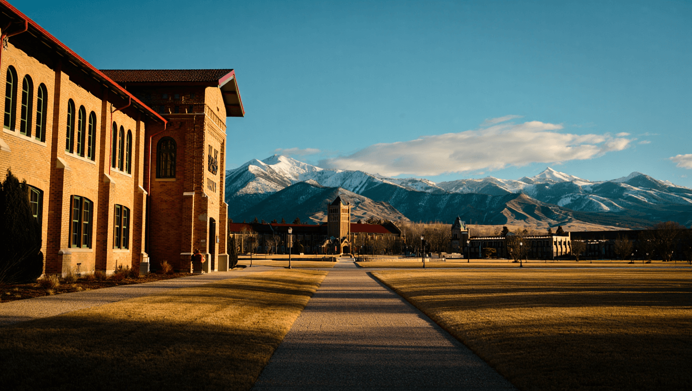 Where is Montana State University surrounded by Rocky Mountain ...