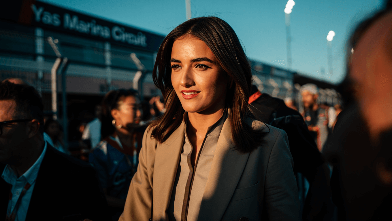 Lando Norris girlfriend Margarida Corceiro turns heads again at Abu ...