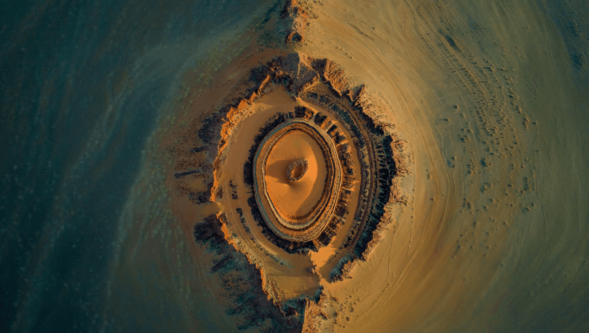 NASA Earth Observatory reveals Mauritania's Eye of the Sahara, 100 ...
