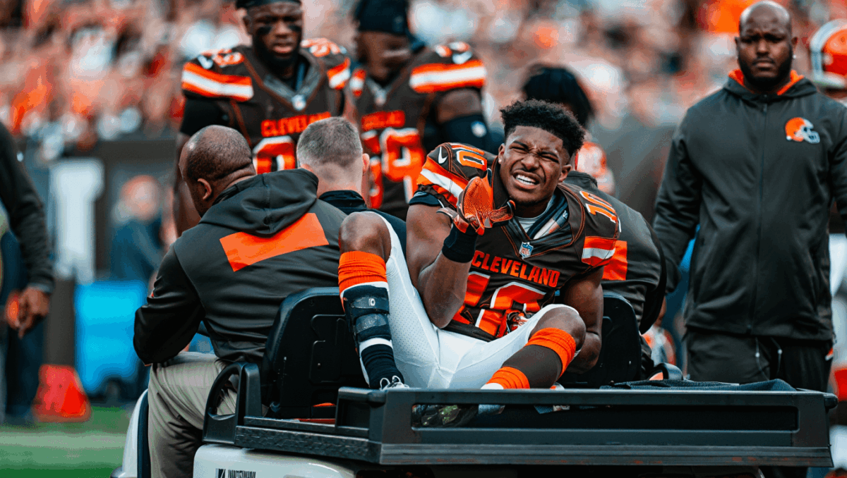 Quinshon Judkins logs 805 yards and 7 TDs this season, then gets carted ...