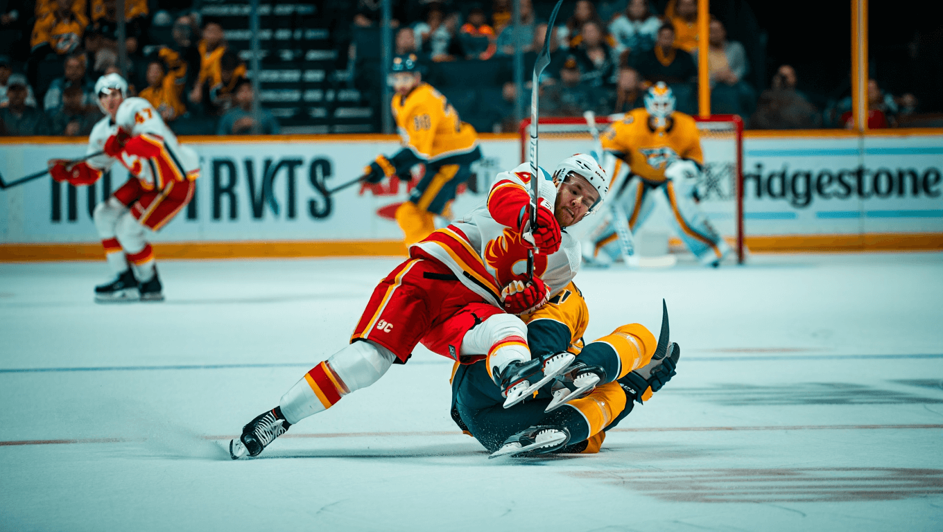 Flames vs Predators meet tonight for crucial battle—who climbs out of ...