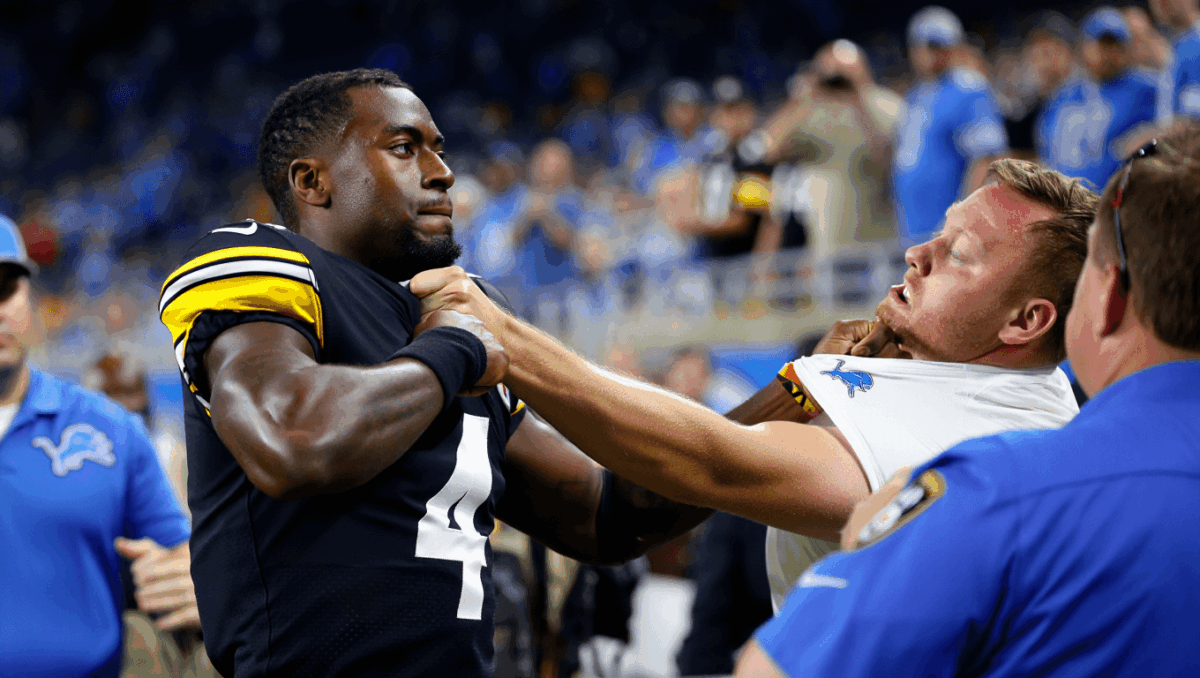 DeKaylin Zecharius Metcalf appears to throw punch at fan after being ...