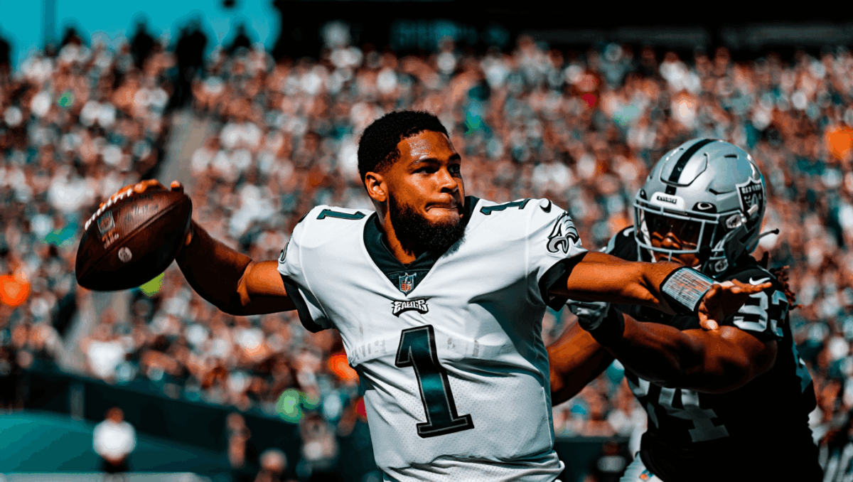 Football scores today: Eagles embarrass Raiders 31-0 while Bills stun ...