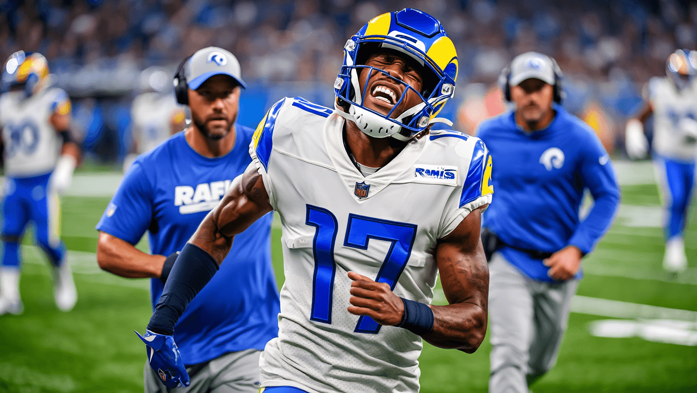 Davante Adams aggravates hamstring injury after Sunday game, Sean McVay ...