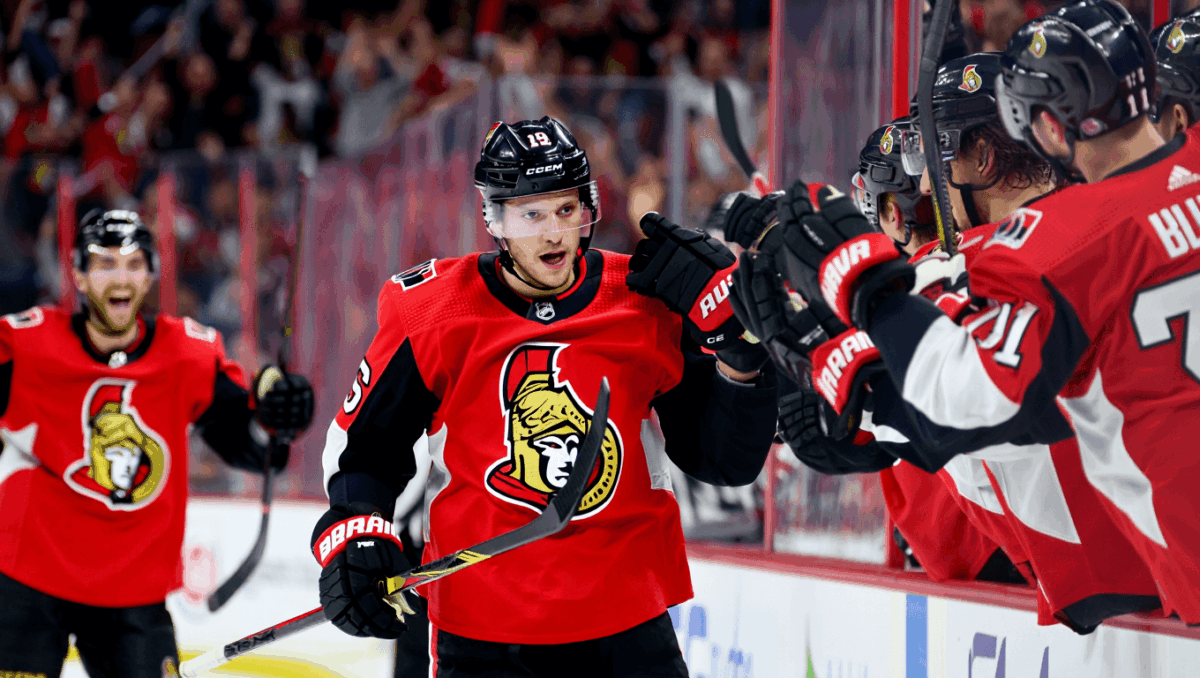 Jets vs Senators battle to early 1-1 tie in thrilling first period ...