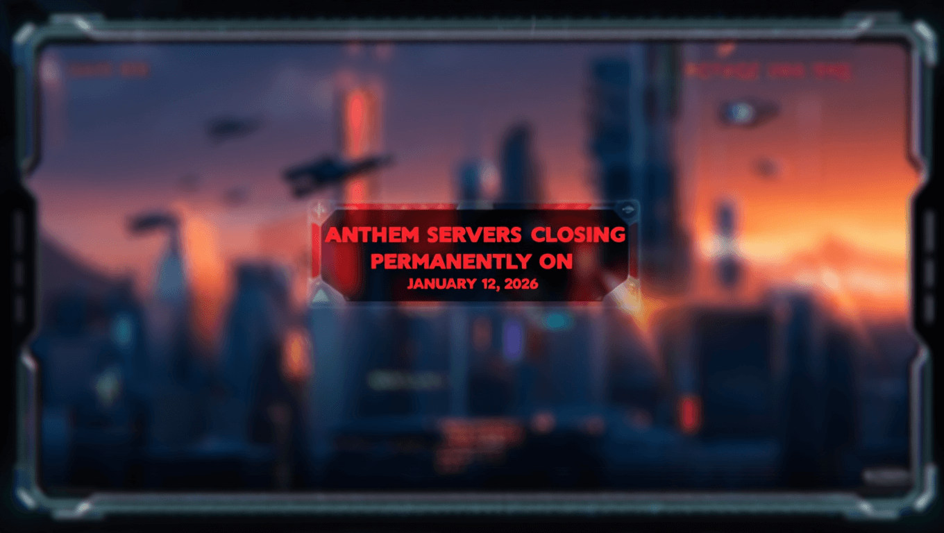 EA closes Anthem tomorrow alongside NBA Live 19 and Sims Mobile