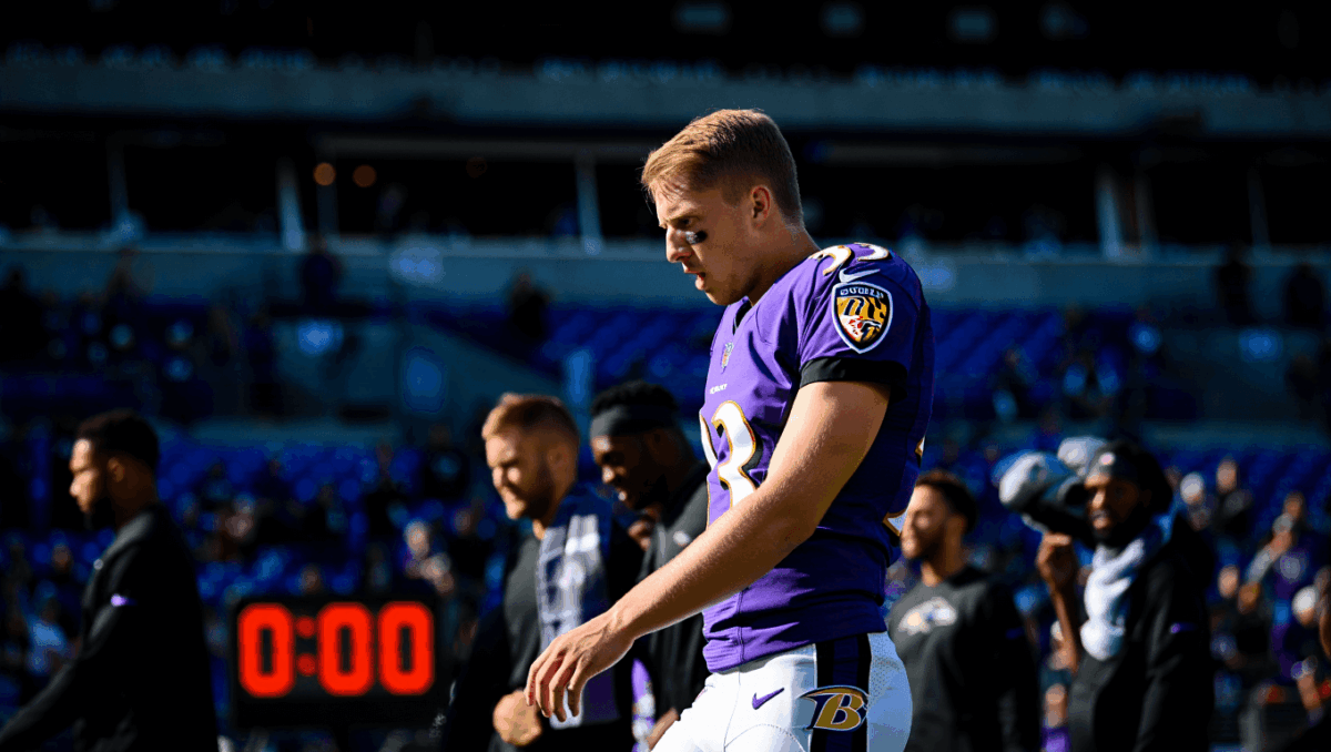 Tyler Loop misses 44-yard field goal as Ravens' entire playoff season ...