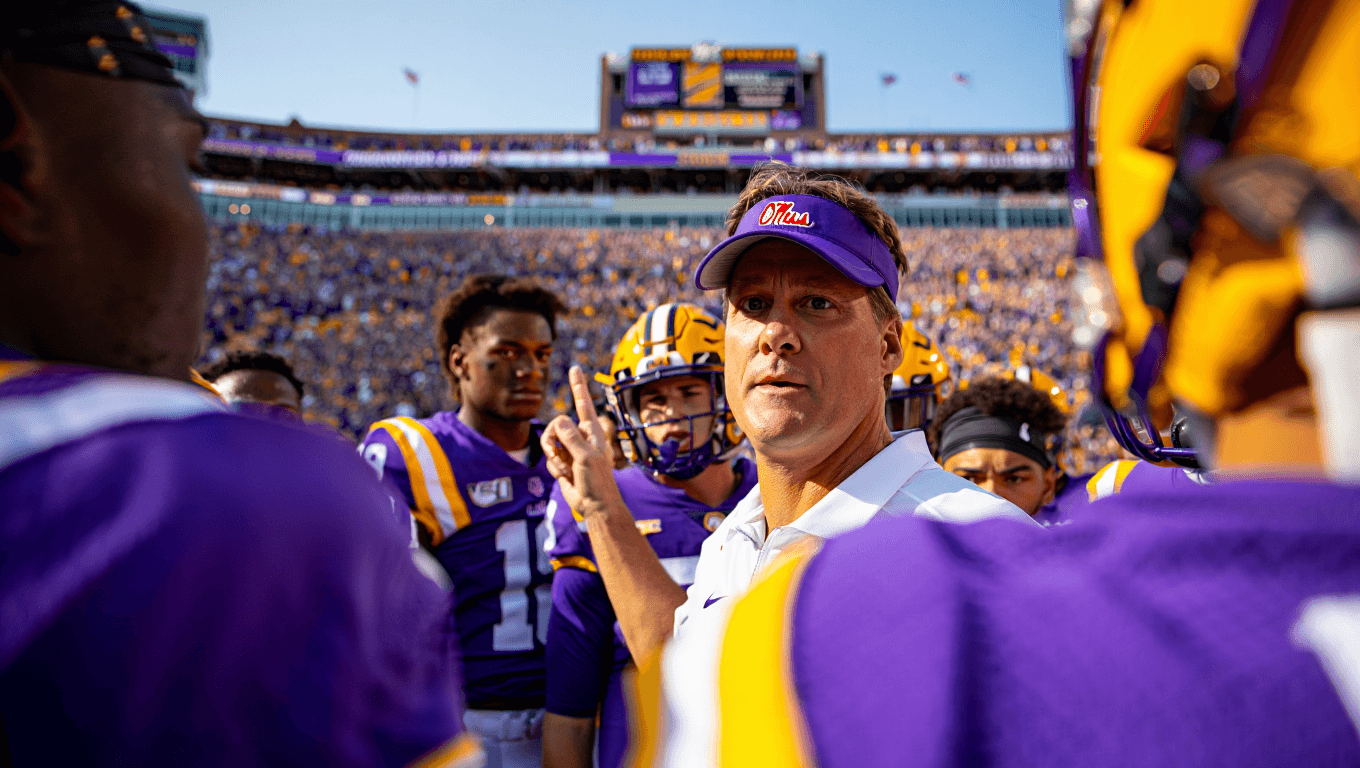 LSU faces Texas A&M tonight, Tigers lead 41-22 at halftime
