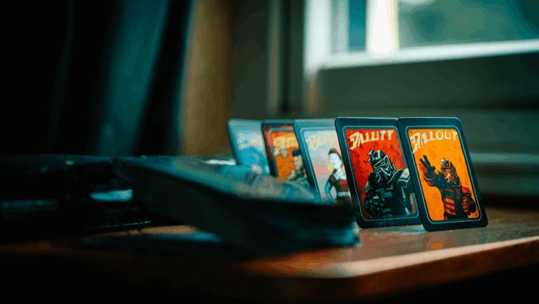 Fallout secret lair Rad Superdrop drops Jan 26 with retro neon glow cards