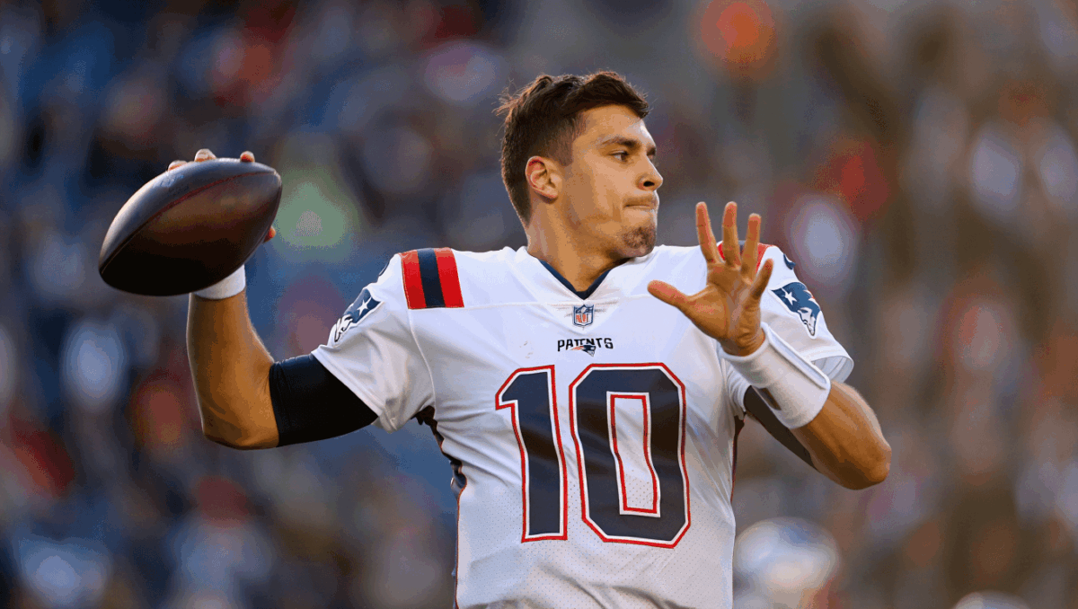 Drake Maye stats post MVP-caliber season with 4,394 yards, 31 TDs, 113. ...