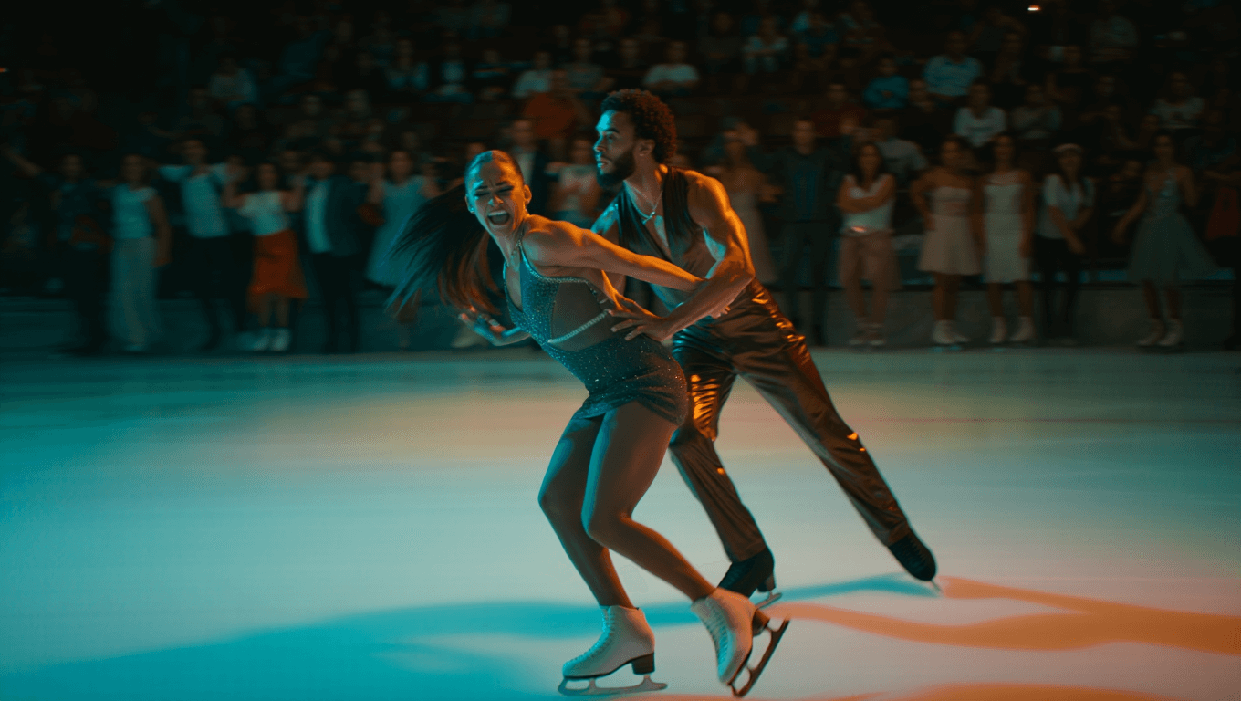 Madison Chock and Evan Bates trail French rivals heading into Olympic ...