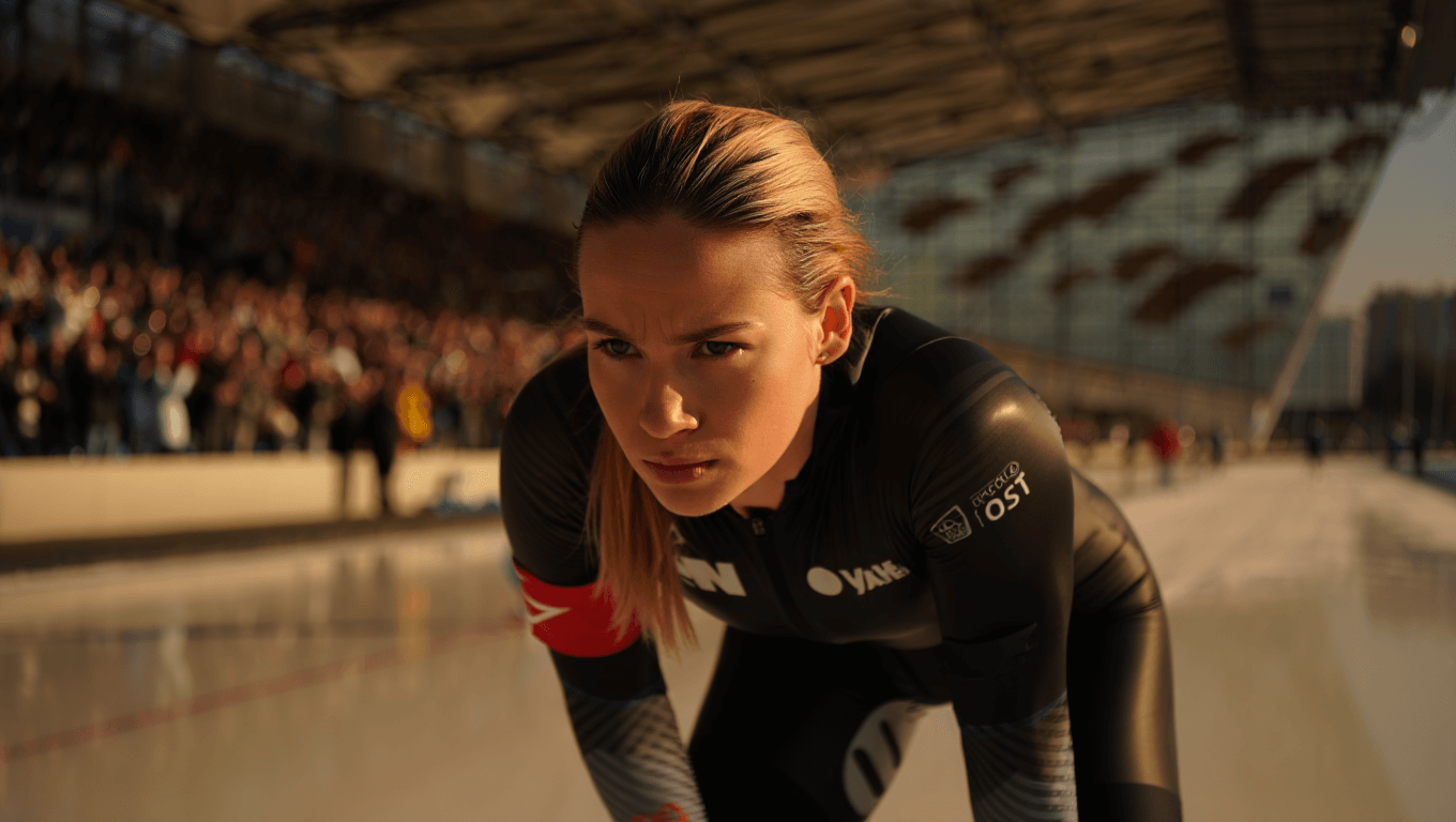Jake Paul's fiancée Jutta Leerdam, Olympic speed skater, shines at ...
