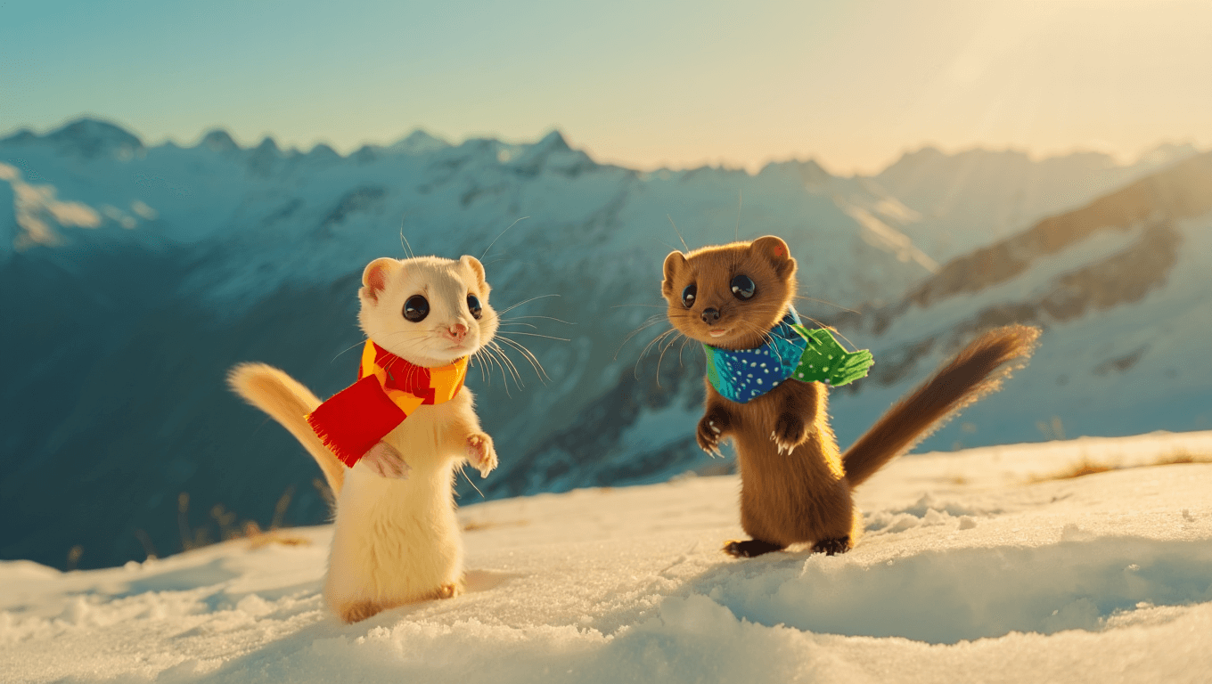 Olympic mascot 2026 revealed: Meet Tina and Milo, the adorable stoats ...